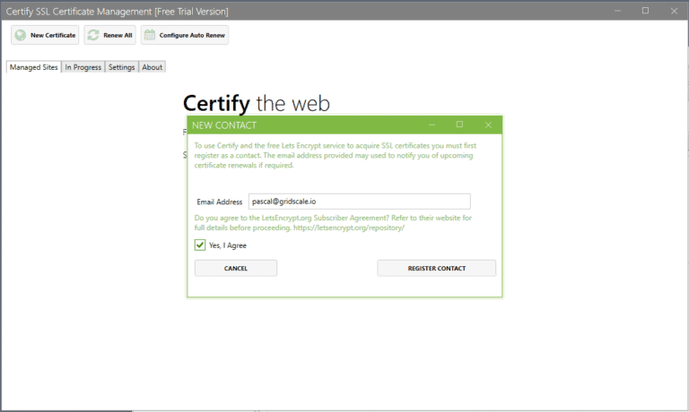 Free SSL Certificate From Let’s Encrypt to Microsoft IIS
