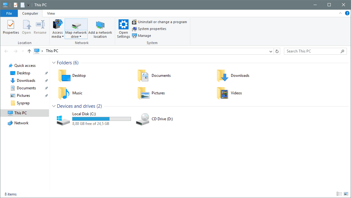 Setting up WebDAV on Windows Server 2016 - gridscale